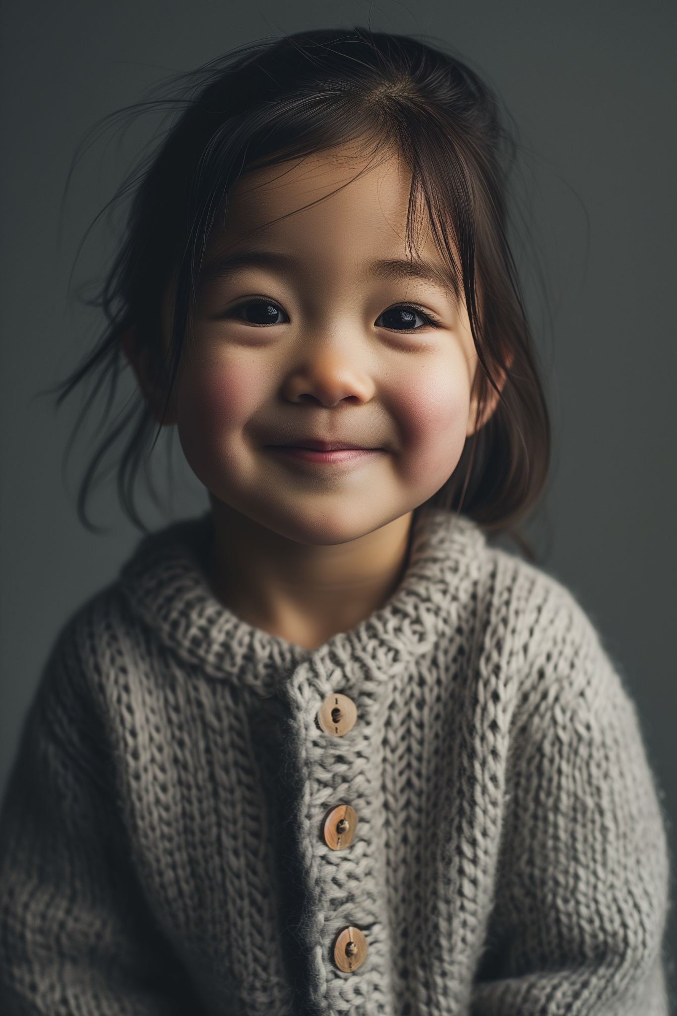 Free image: happy asian child in studio portrait - Premium Free AI ...
