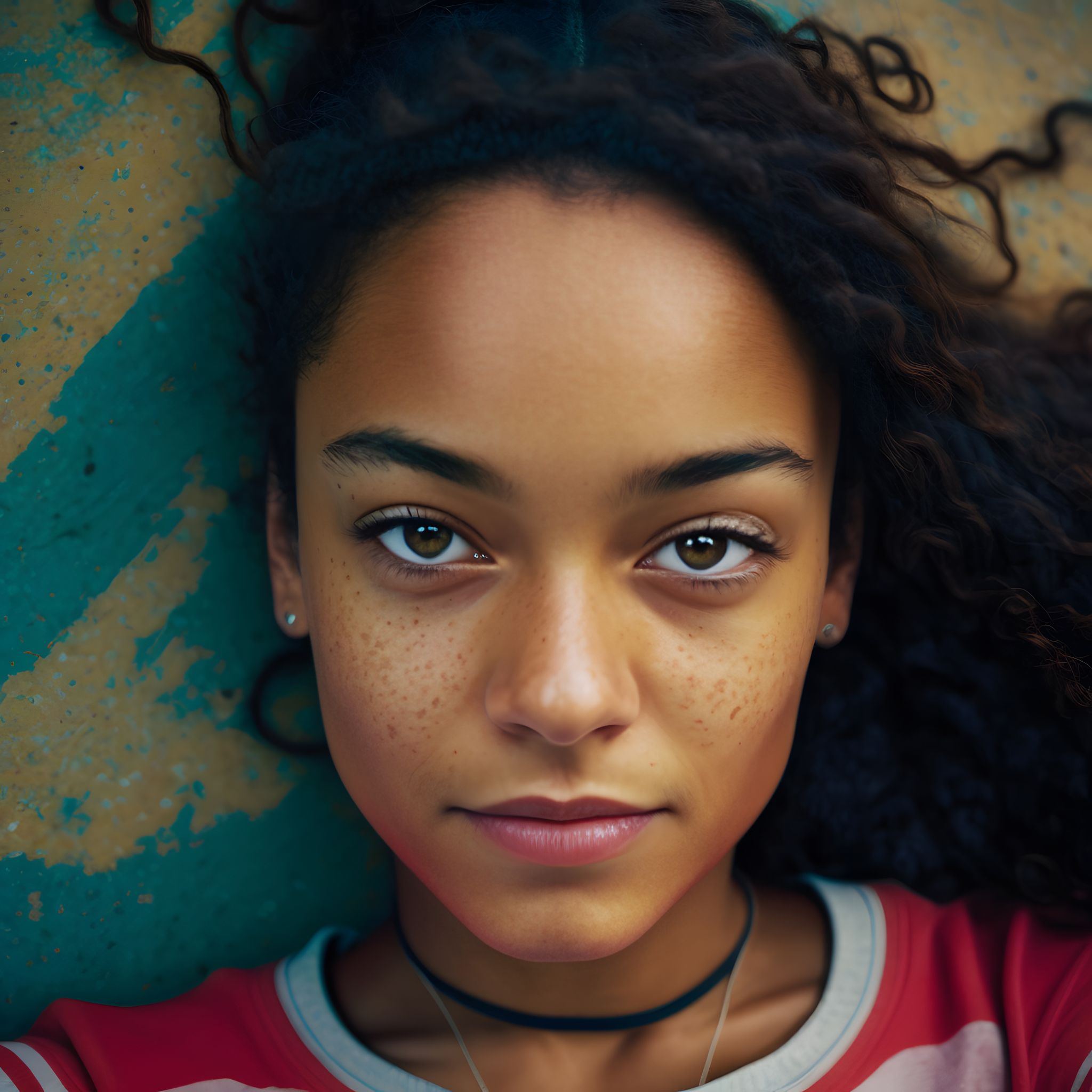 Free image: Photo portrait of a happy 16 years old girl in dutch skat ...