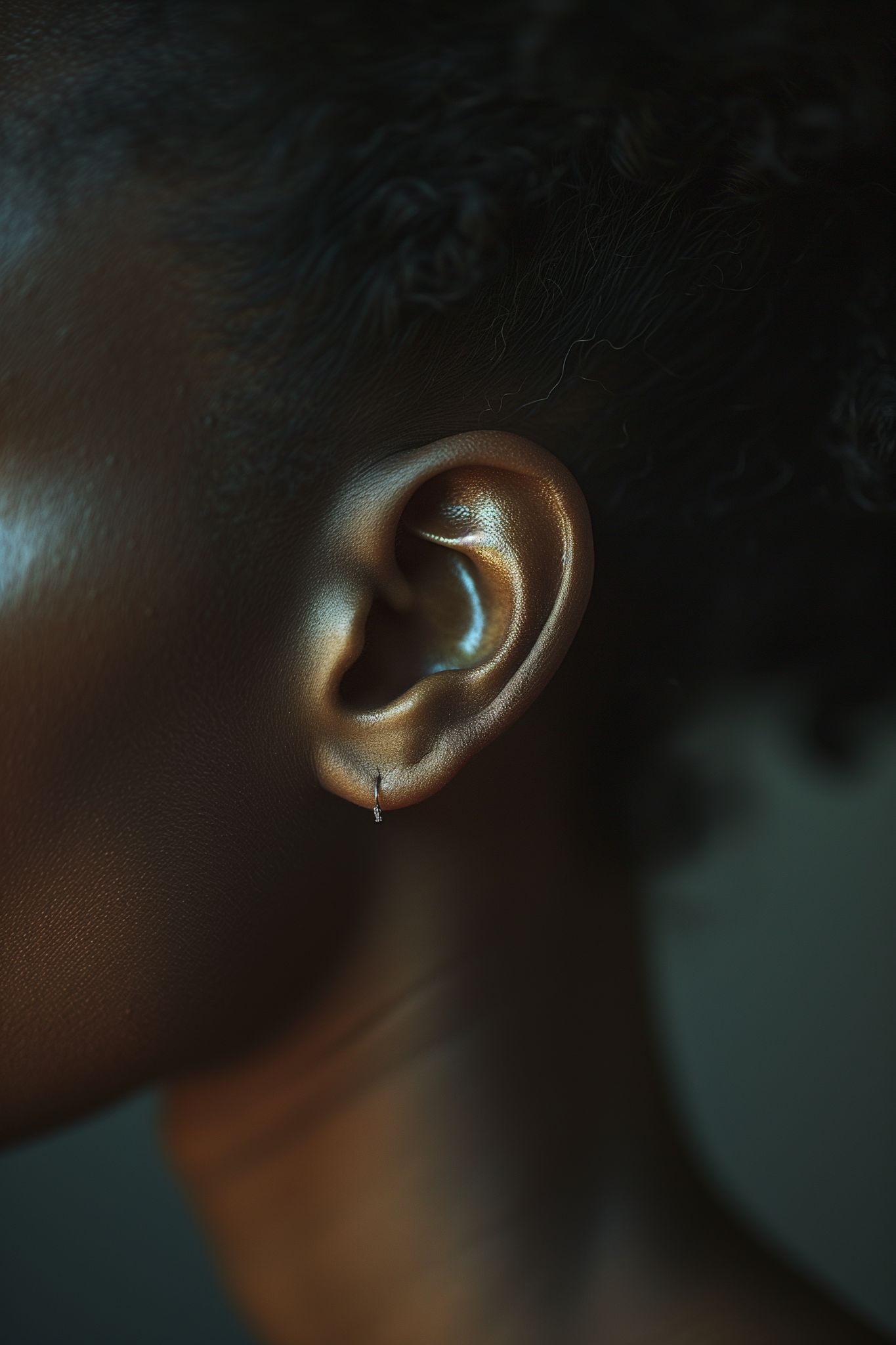 Free image: closeup of human ear, soft lighting - Premium Free AI ...
