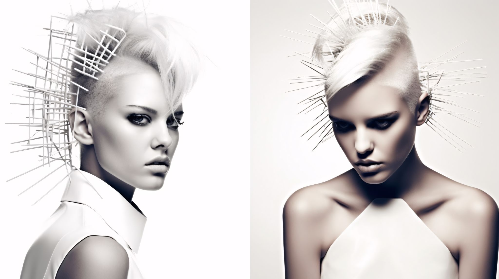 Free image: same model two different hairstyles - Premium Free AI ...