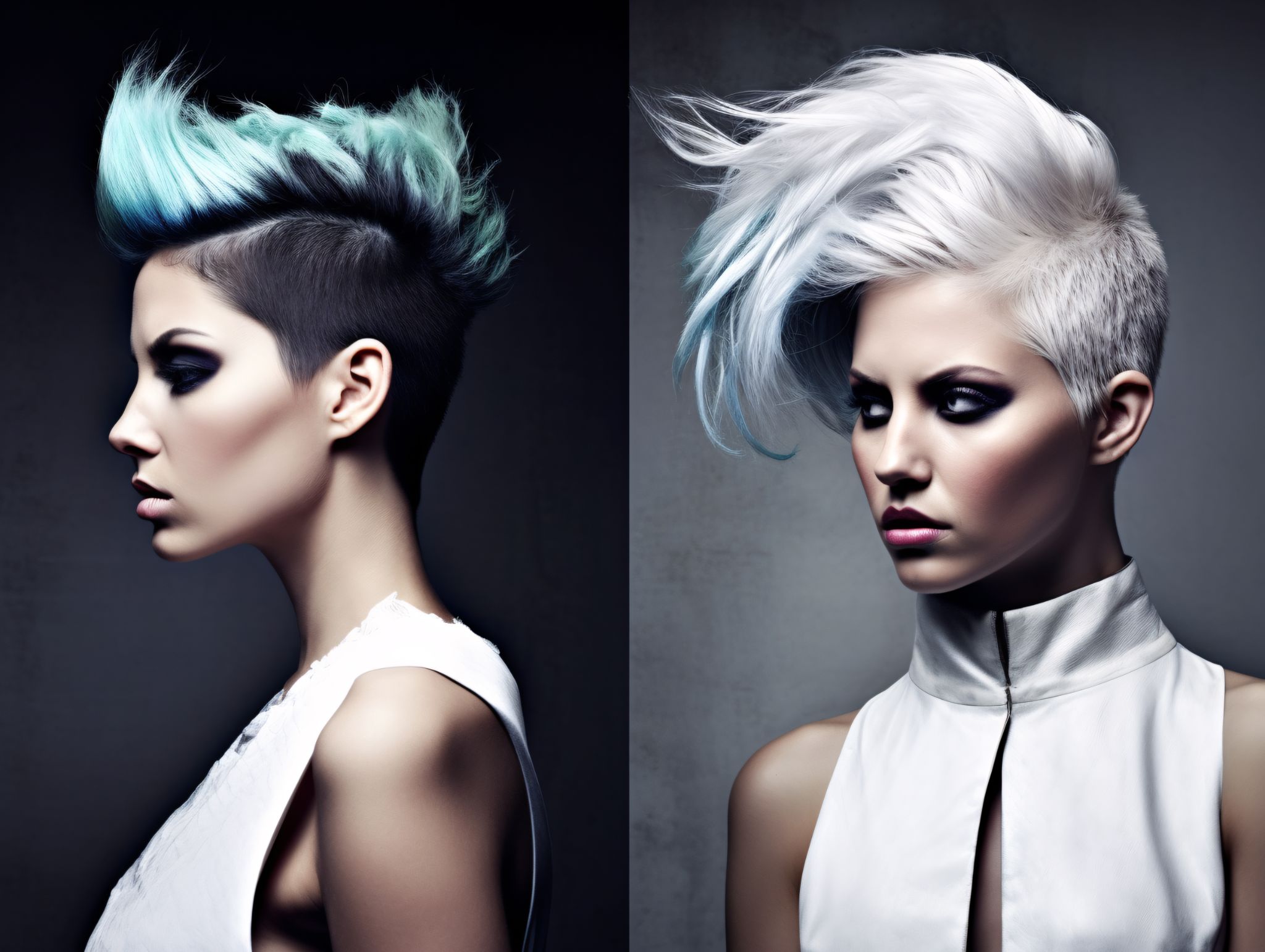 Free image: same model two different hairstyles - Premium Free AI ...