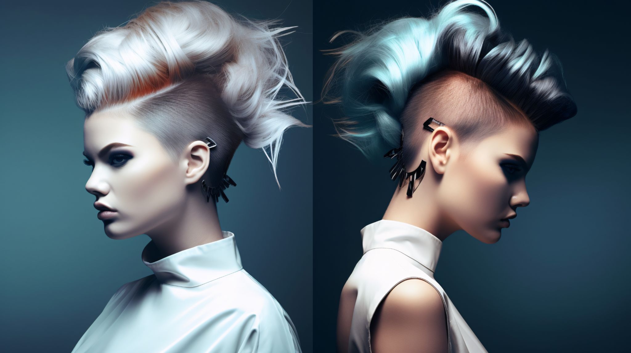 Free image: same model two different hairstyles - Premium Free AI ...