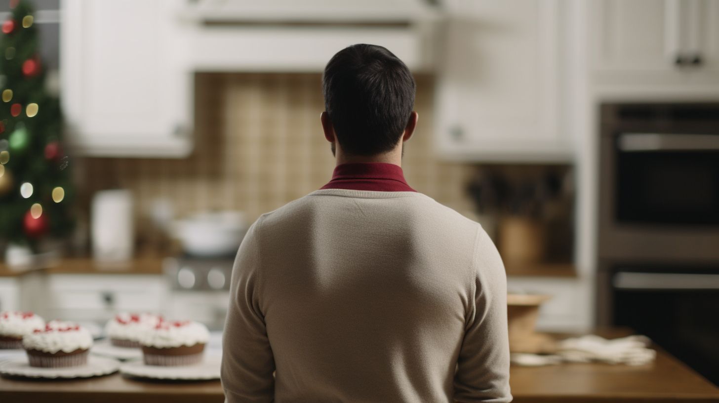 Free image: Man baking cake at a modern kitchen for christmas - Premium ...